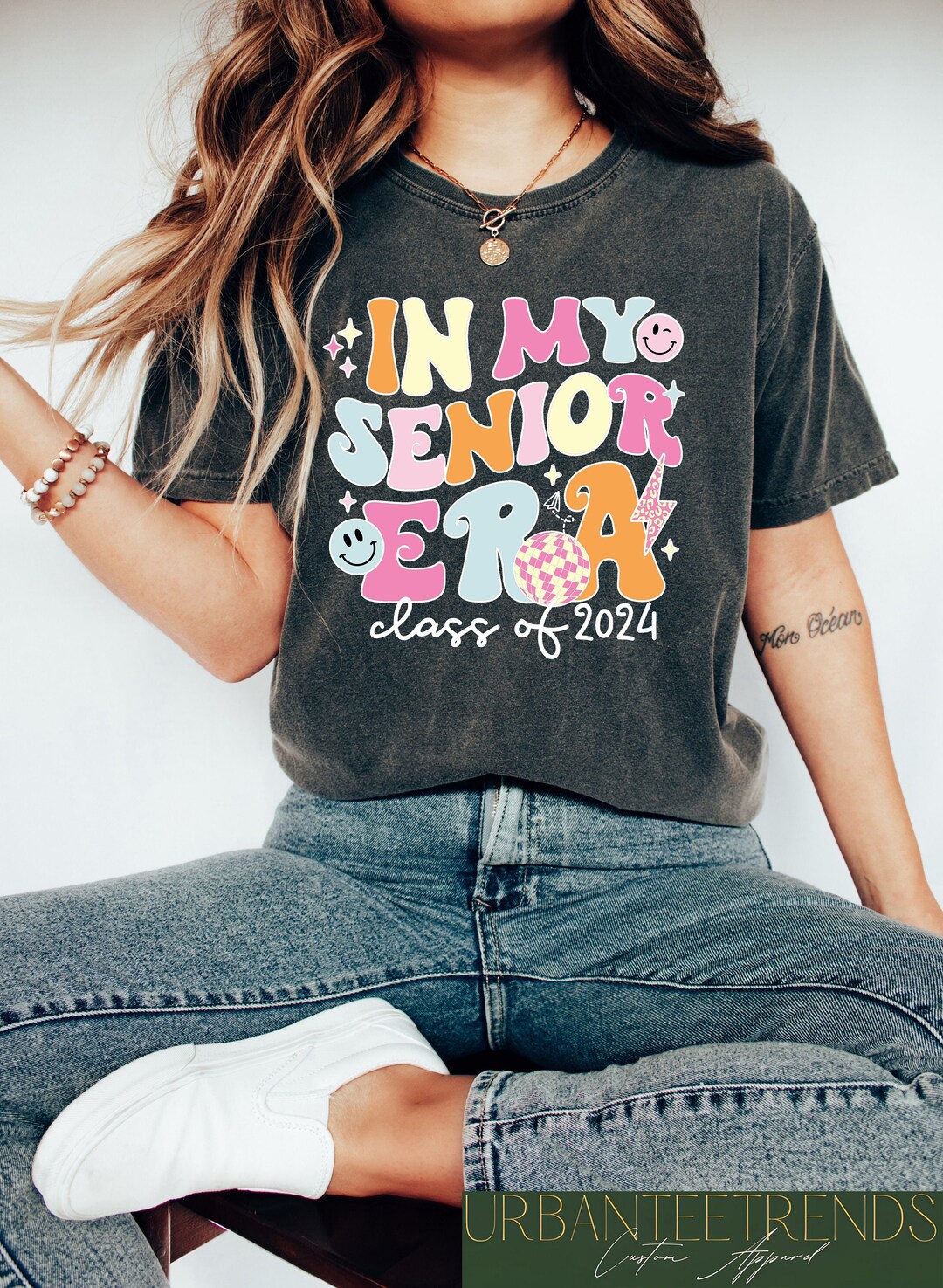 In My Senior Era Class of 2024 Sweatshirt, Graduation 2024 Shirt ...