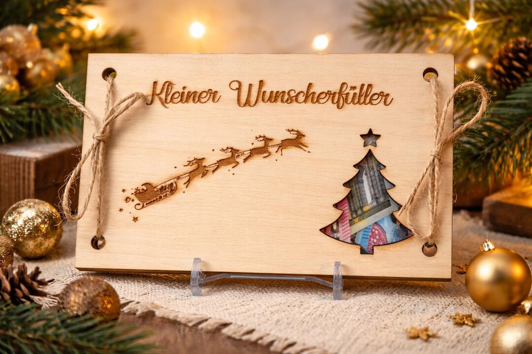 Small Wish Granter SVG | Christmas Sign Plotter File | Christmas Money ...