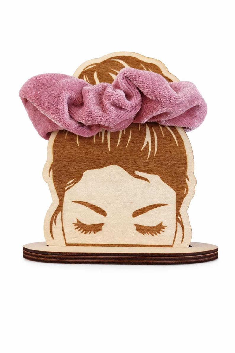 SVG File Hair Clip Holder for Girls – Laser File Wood – Plotter File ...