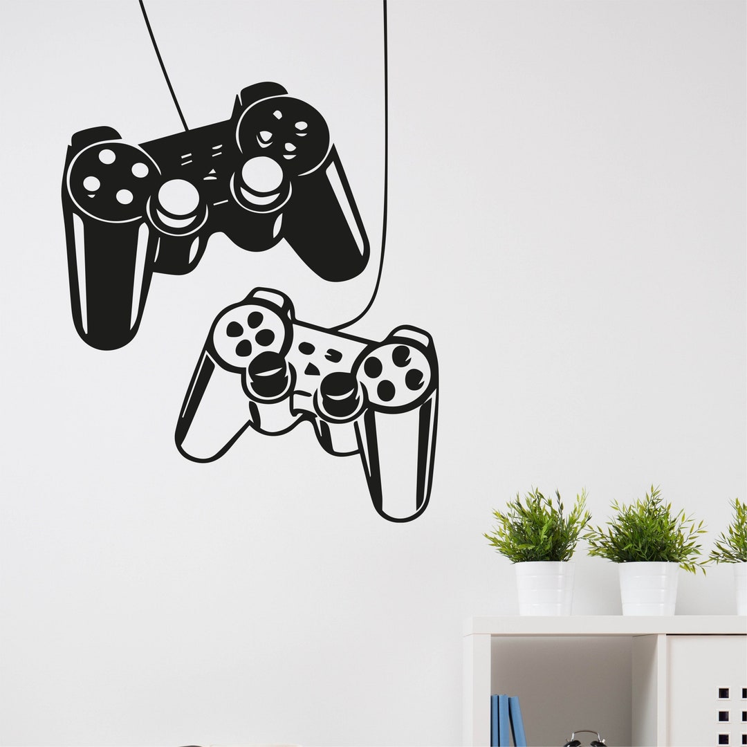 Playstation Controller - Wall Decal Sticker - Etsy