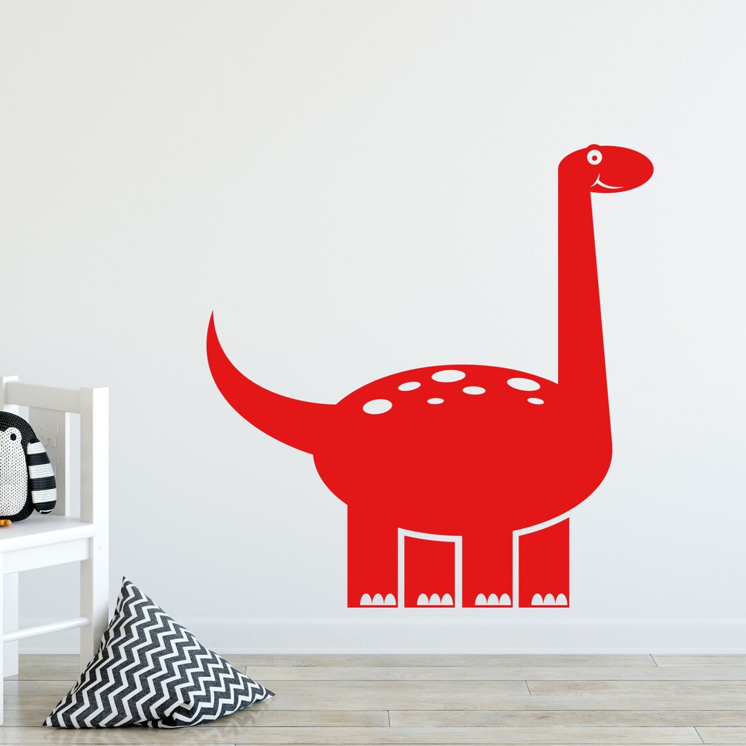 Dinosaur Veggie Wall Decal Sticker - Etsy