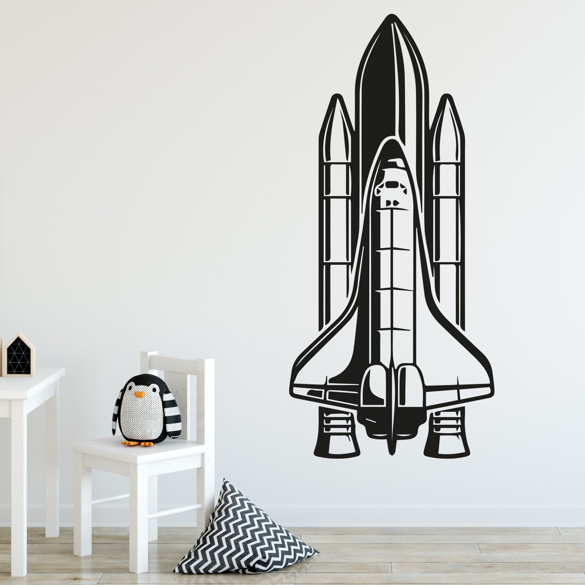 Rocket Space Shuttle - Wall Decal Sticker - Etsy