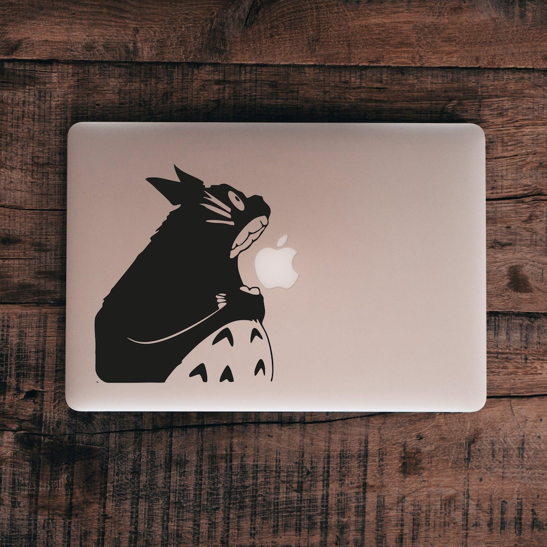 Totoro Laptop Decal – My Neighbour Totoro Open-mouth Vinyl Sticker ...