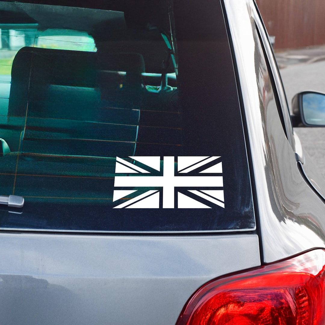 Union Jack Vinyl Decal – British Flag Car Sticker - Etsy