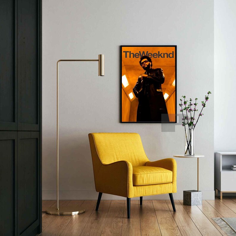 The Weeknd Poster After Hours Print Music Art Dark R&B Aesthetic Wall ...