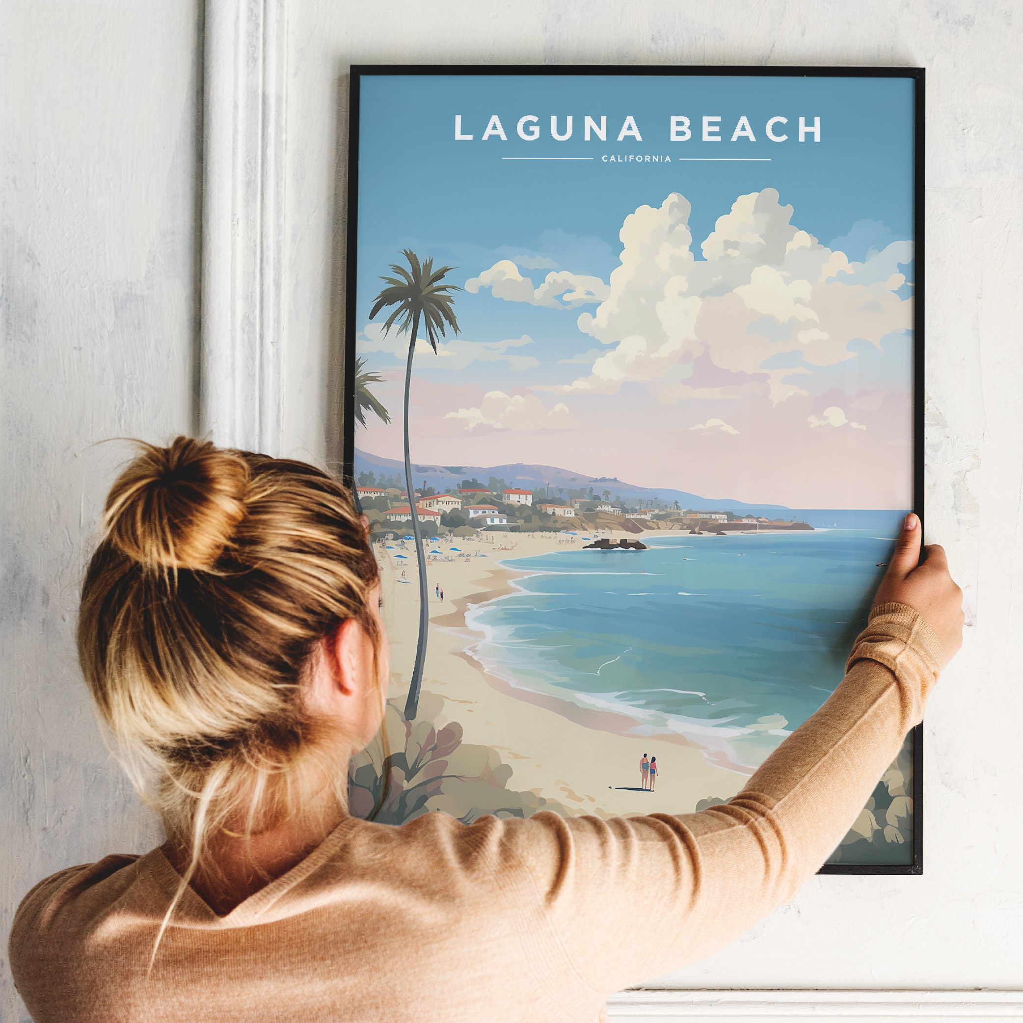Laguna Beach Print, Laguna Beach Poster, Laguna Beach Art, Laguna Beach ...