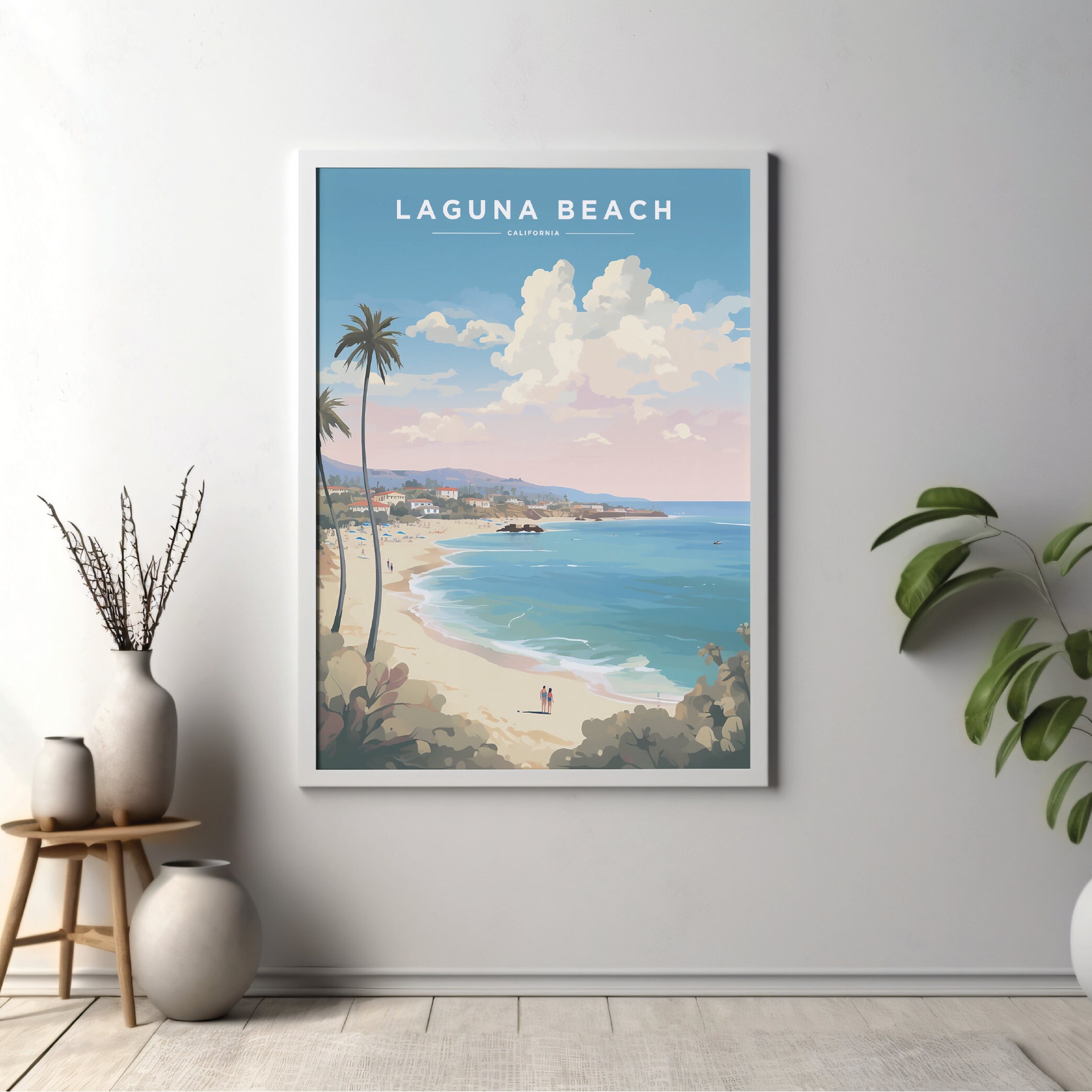 Laguna Beach Print, Laguna Beach Poster, Laguna Beach Art, Laguna Beach ...