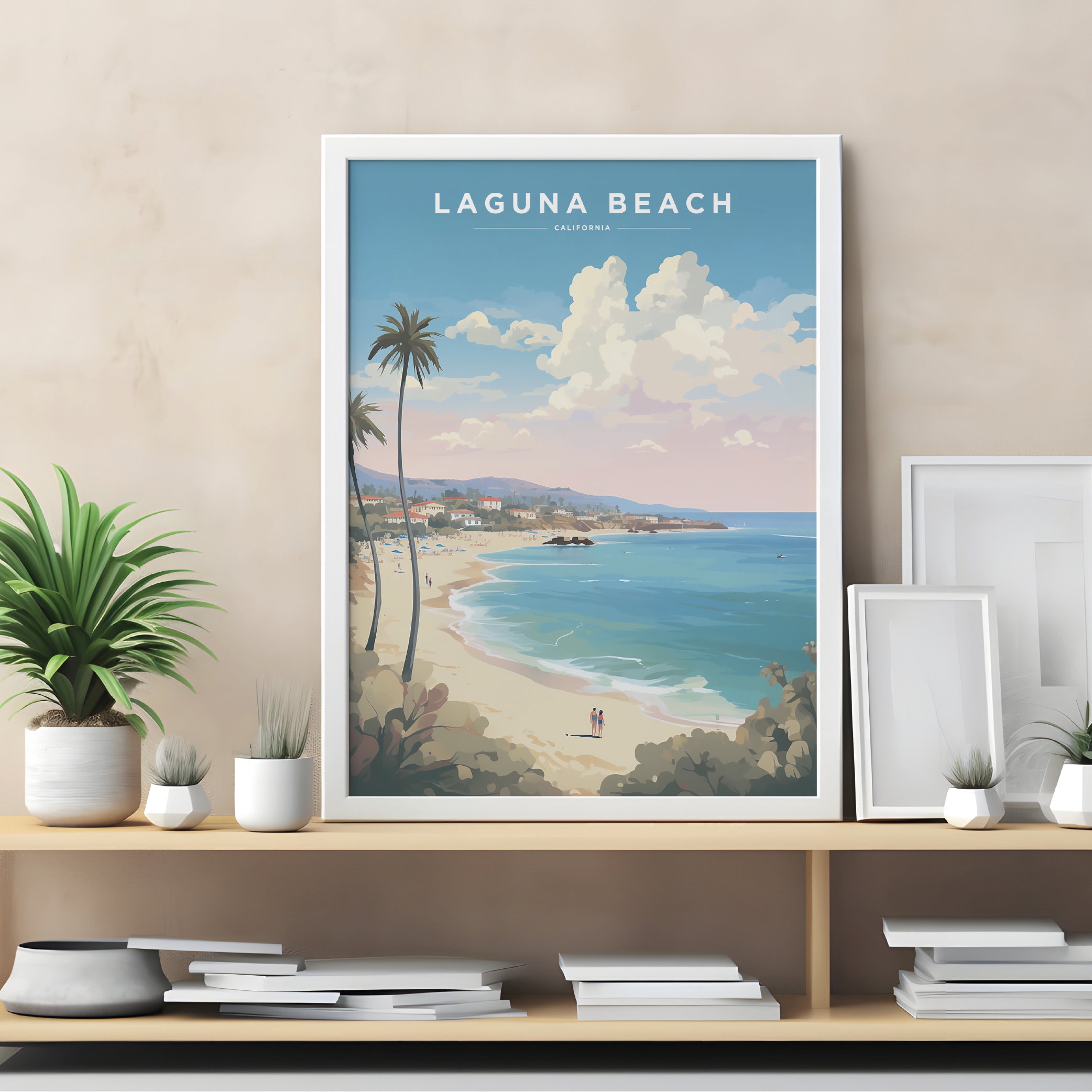 Laguna Beach Print, Laguna Beach Poster, Laguna Beach Art, Laguna Beach ...