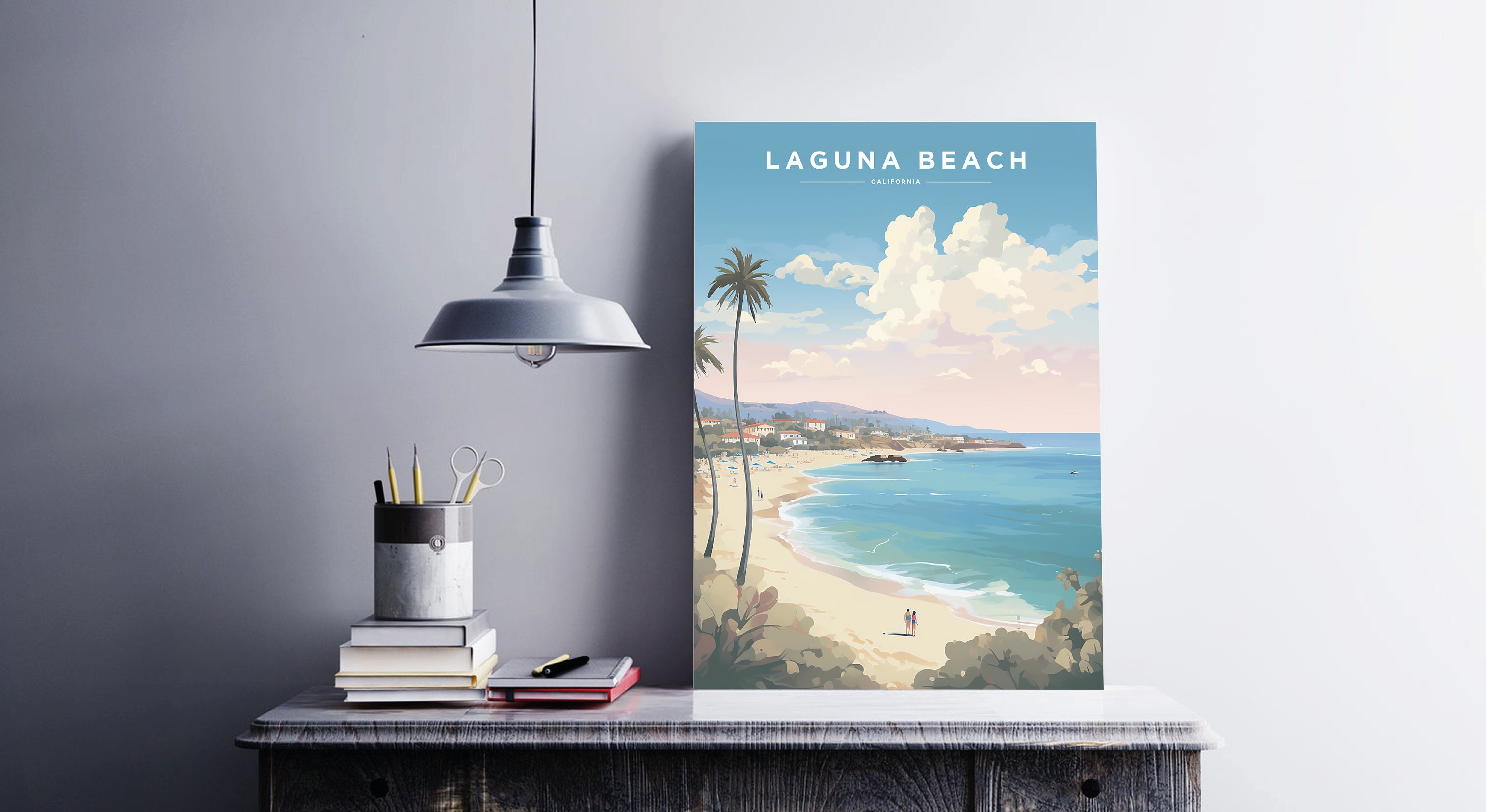 Laguna Beach Print, Laguna Beach Poster, Laguna Beach Art, Laguna Beach ...