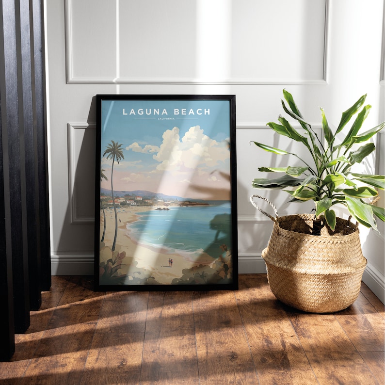 Laguna Beach Print, Laguna Beach Poster, Laguna Beach Art, Laguna Beach ...