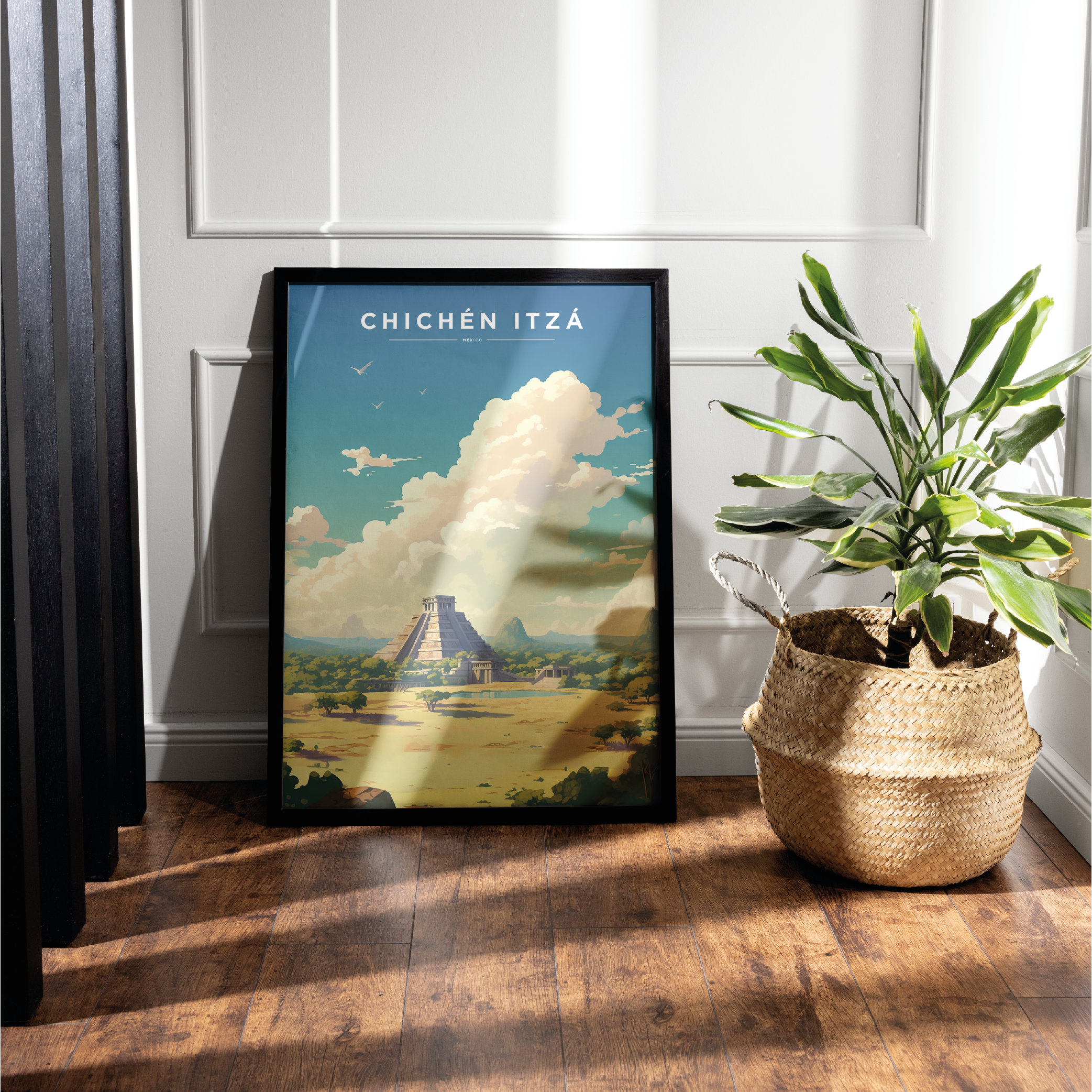 Chichen Itza Print Chichen Itza Poster Chichen Itza Art - Etsy