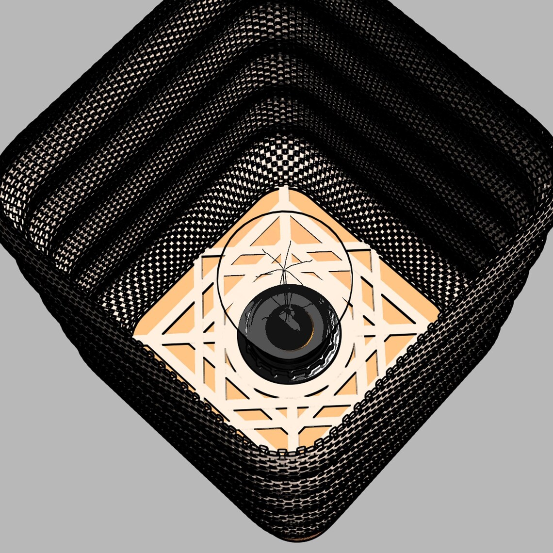 Retro Wave Lamp STL File - Unique Wavy Lampshade 3D Print Ready Design ...