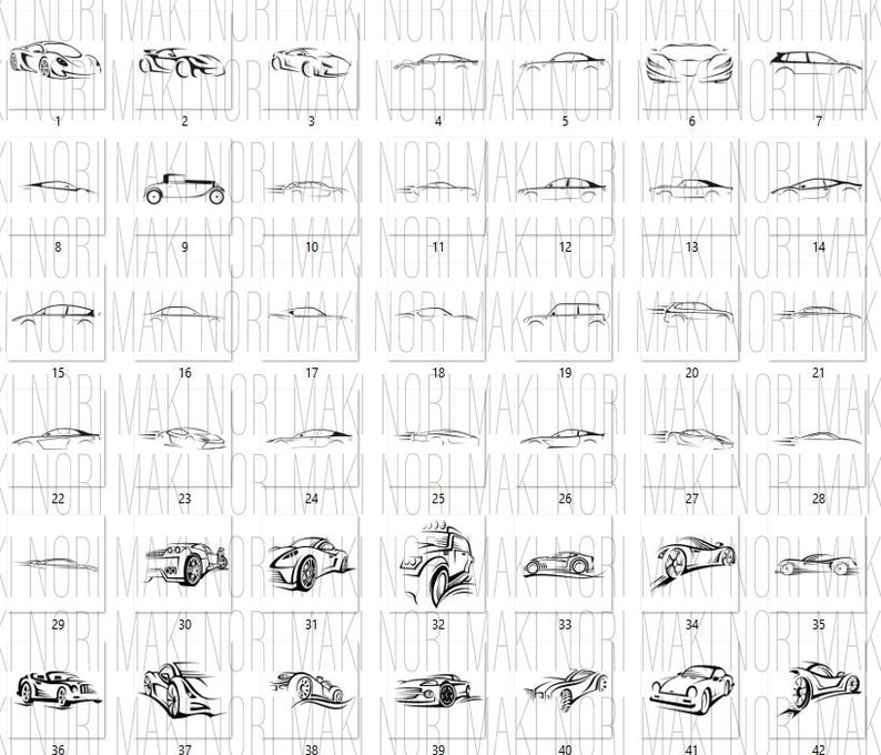 600 Car SVG Bundle, Monogram SVG, Split Monogram Svg, Car Svg, Car Sign ...