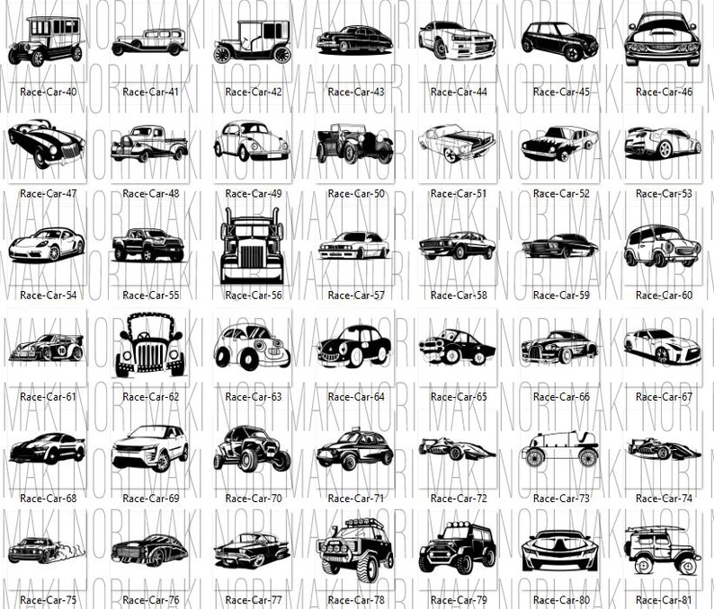 600 Car SVG Bundle, Monogram SVG, Split Monogram Svg, Car Svg, Car Sign ...