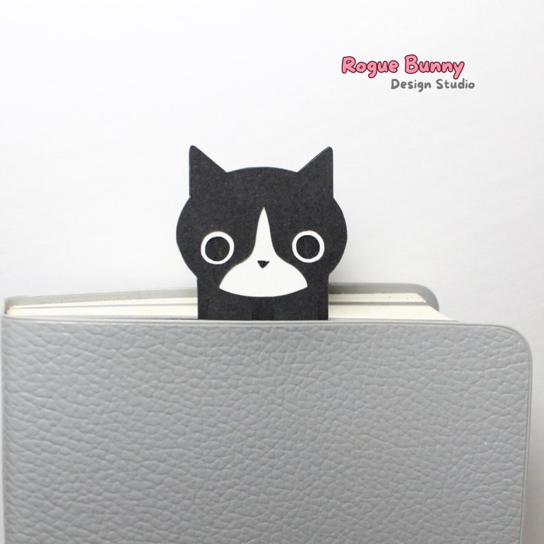 Tuxedo Cat Bookmark SVG File/ Papercraft / Cricut Project - Etsy Canada