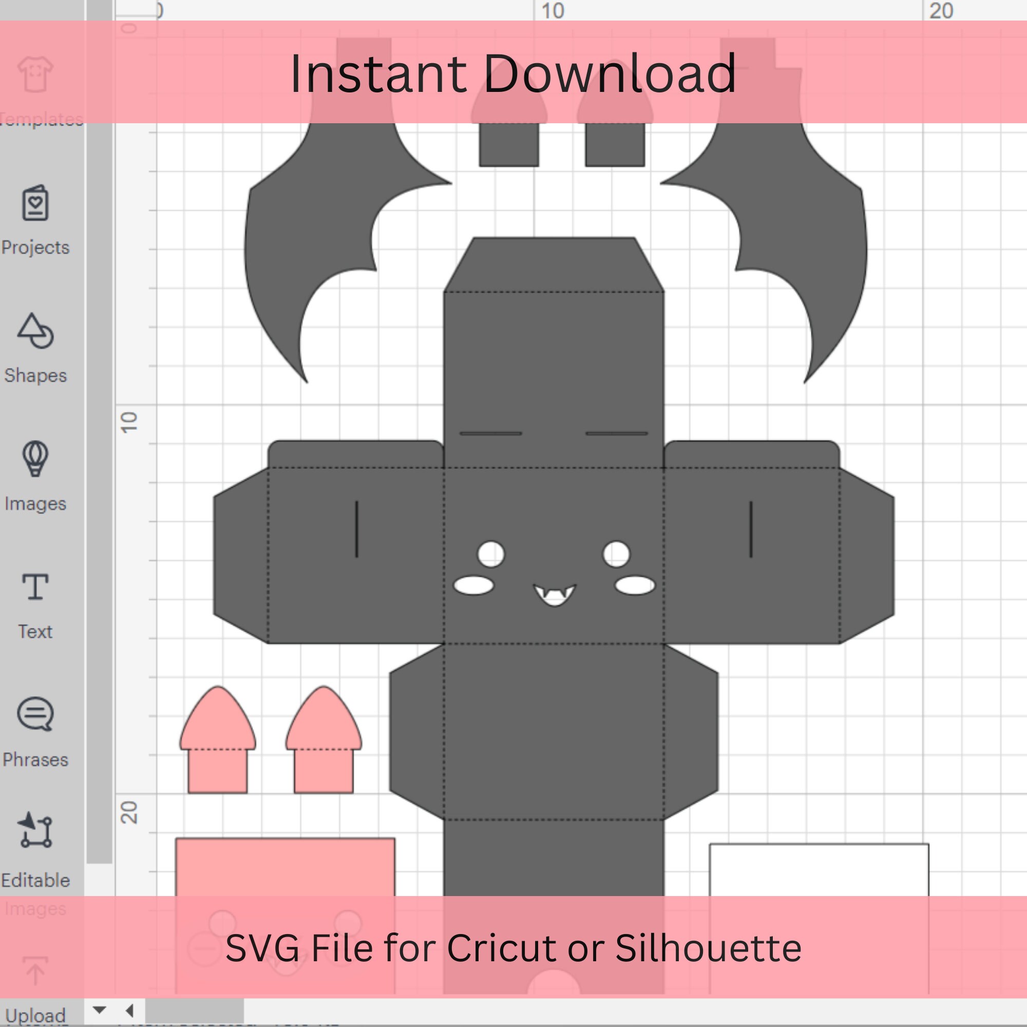 Bat Gift Box / Cricut SVG File - Etsy