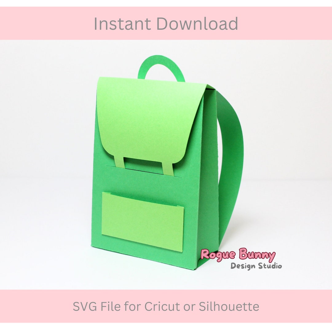 Mini Backpack Gift Box / Papercraft /cricut 3D SVG File - Etsy