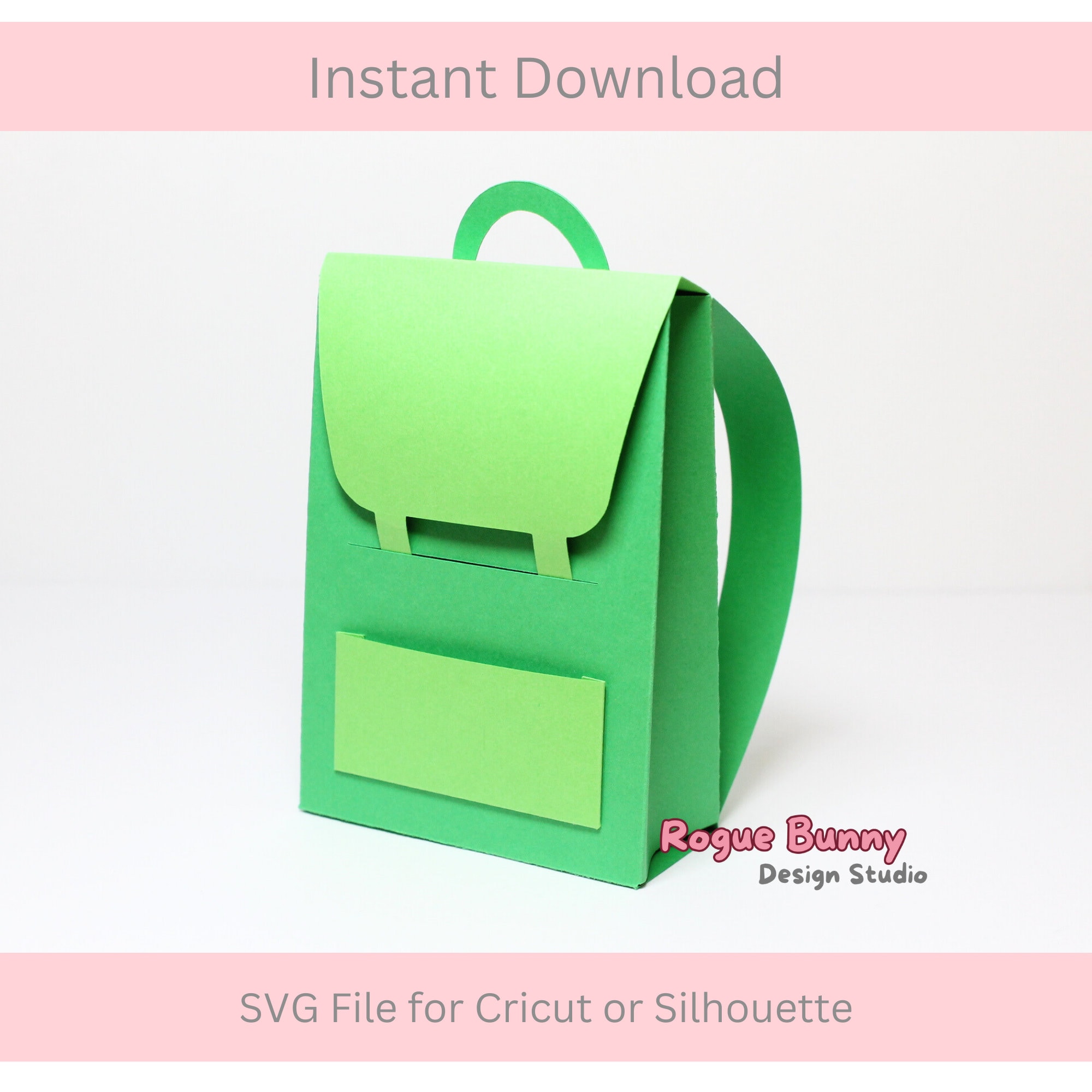 Mini Backpack Gift Box / Papercraft /cricut 3D SVG File - Etsy