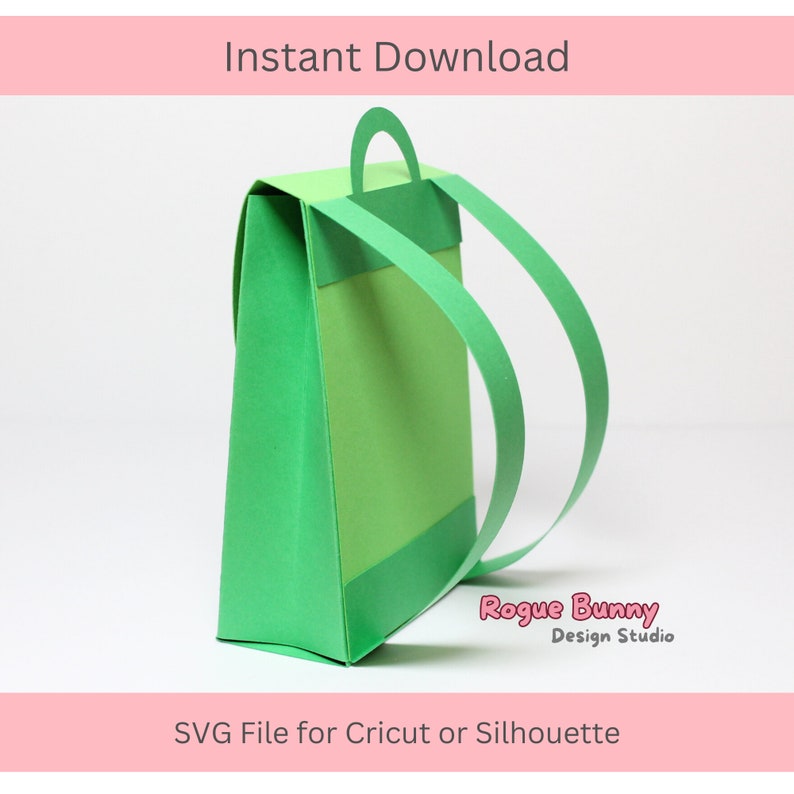 Mini Backpack Gift Box / Papercraft /cricut 3D SVG File - Etsy