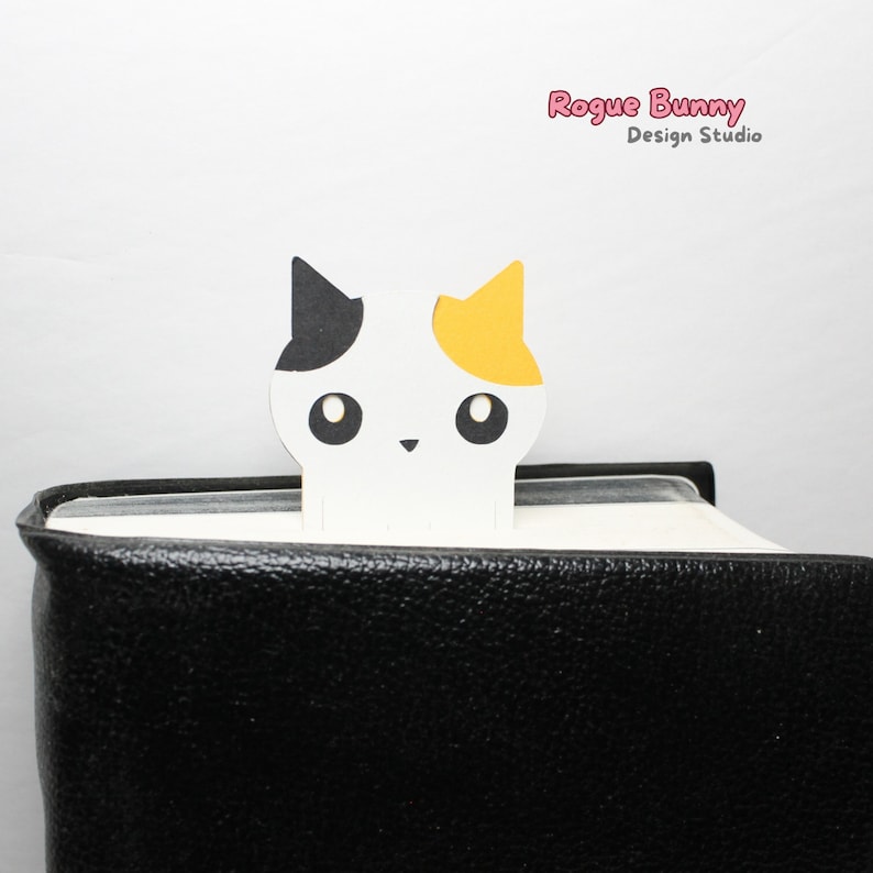 Calico Cat Bookmark SVG File/ Papercraft / Cricut Project - Etsy