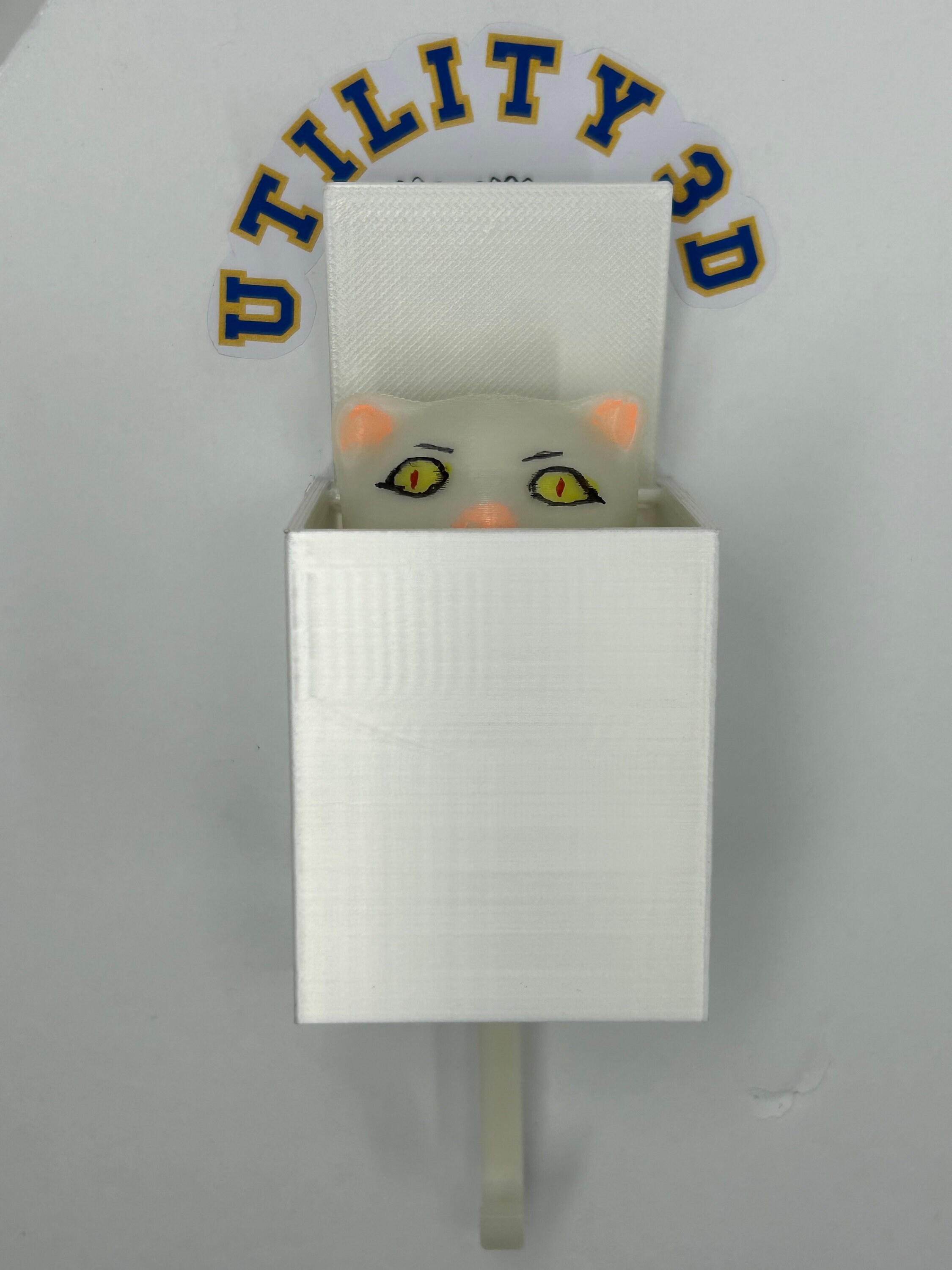 Cat in the Box Pop up Key Hanger Wall Mounted Designed by - Etsy