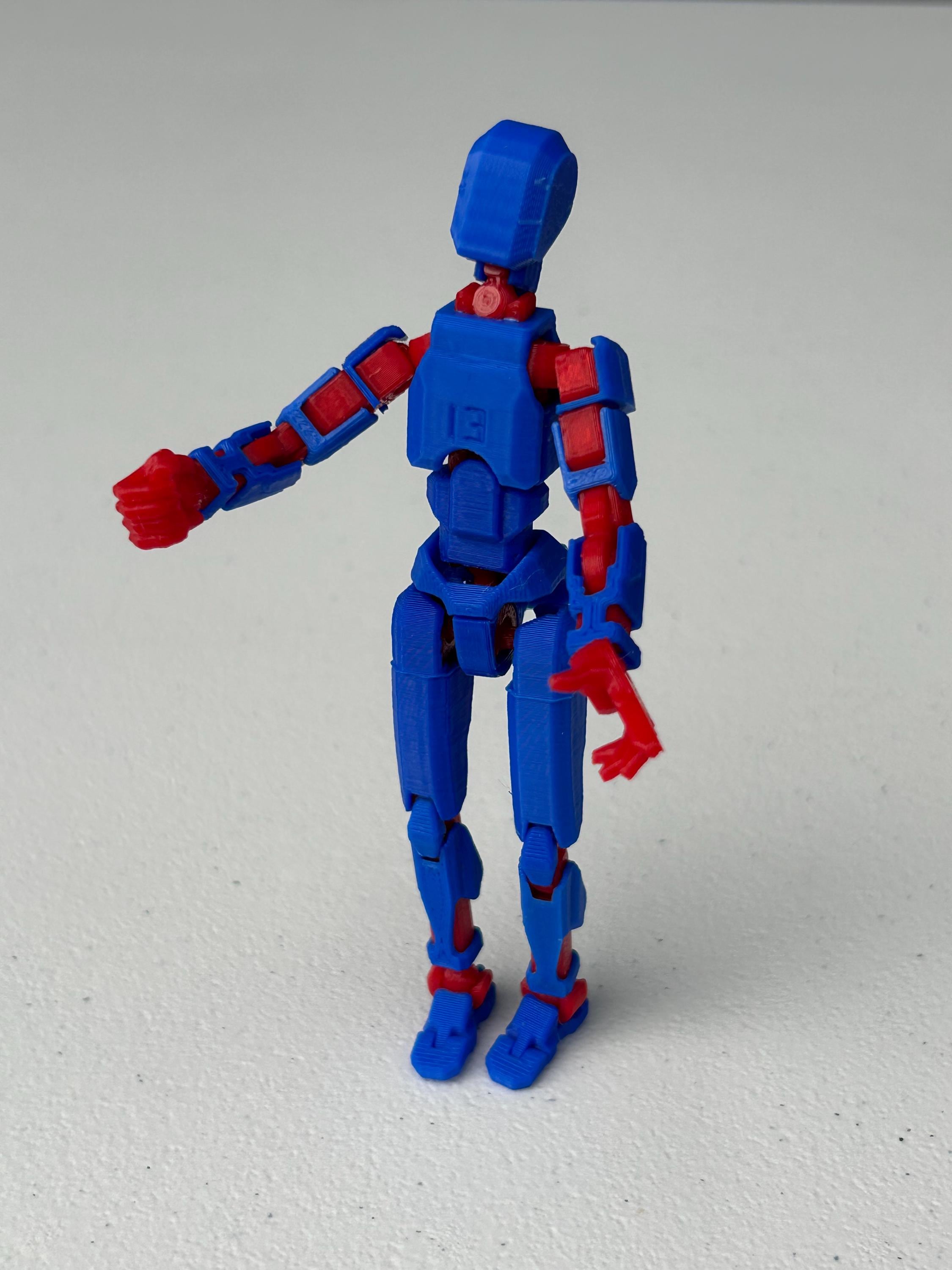 Dummy 13 Action Figure: 3D Printed Articulating Toy With Accessories - Etsy
