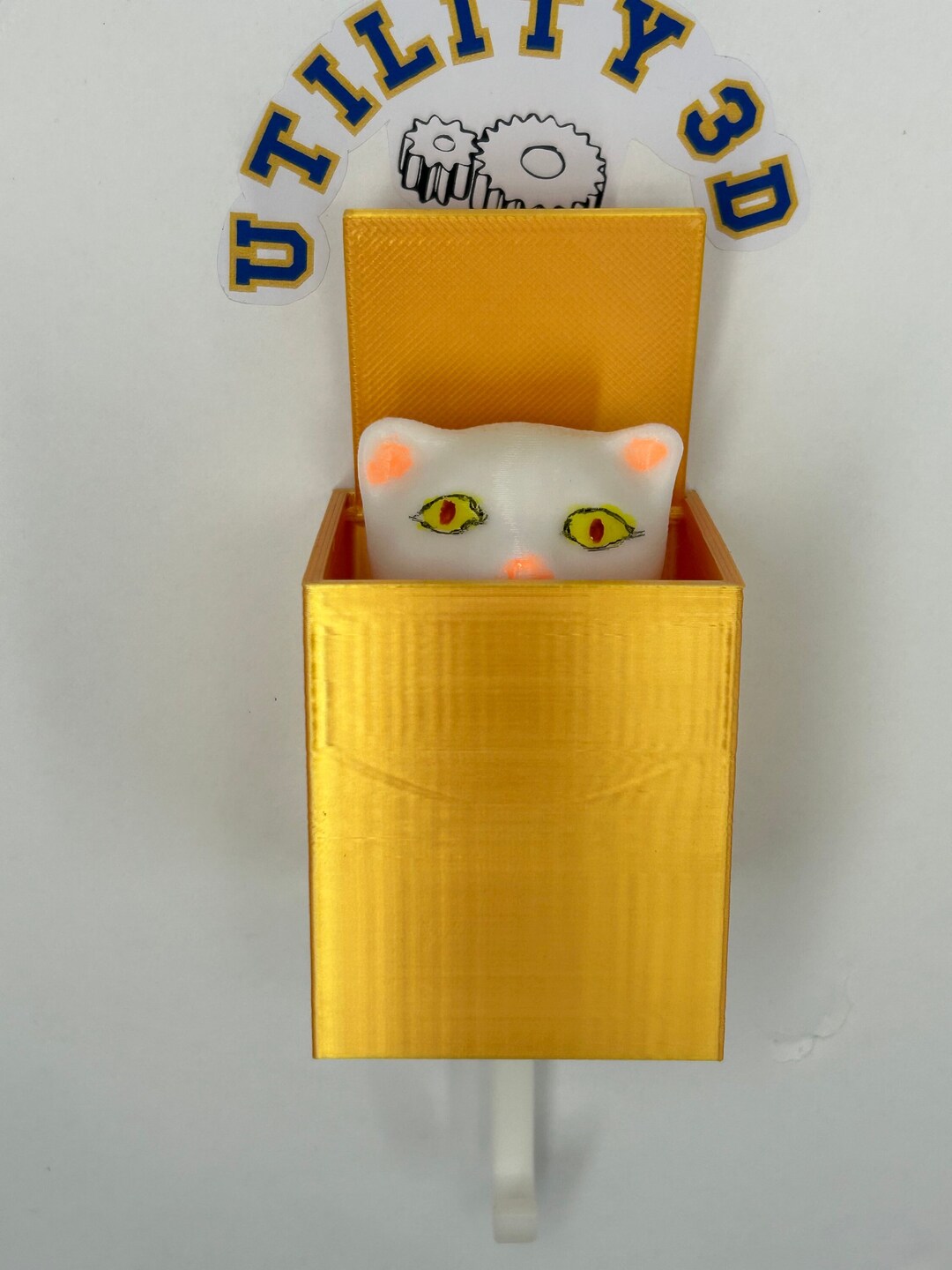 Cat in the Box Pop up Key Hanger Wall Mounted Designed by - Etsy