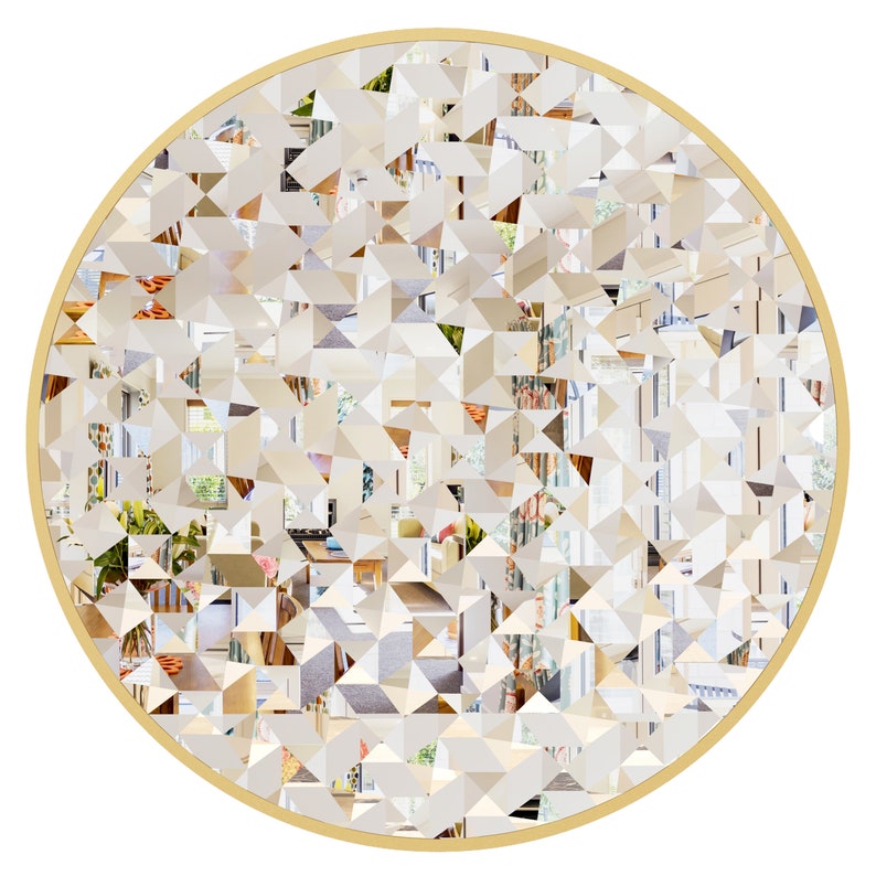 Round Mirror, Circle Mirror, Gold Mirror, Small Wall Mirror, Bathroom ...