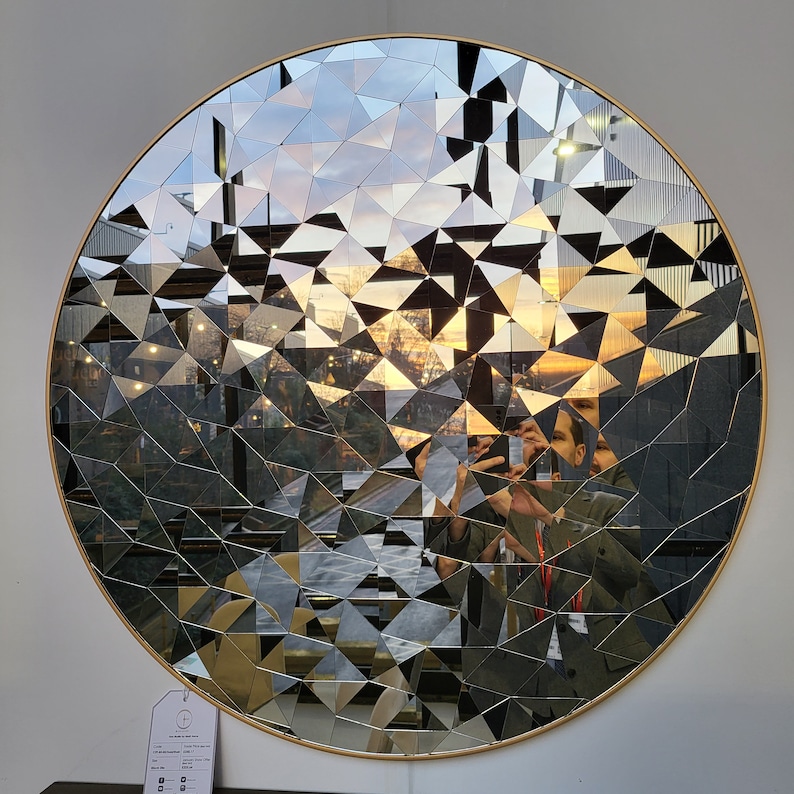 Round Mirror, Circle Mirror, Gold Mirror, Small Wall Mirror, Bathroom ...