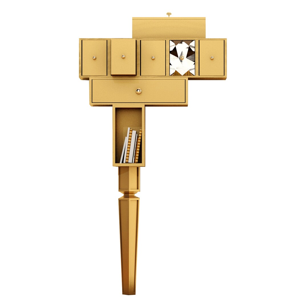 Console Table, Narrow Compact Entryway Hallway Victorian Console, Table ...