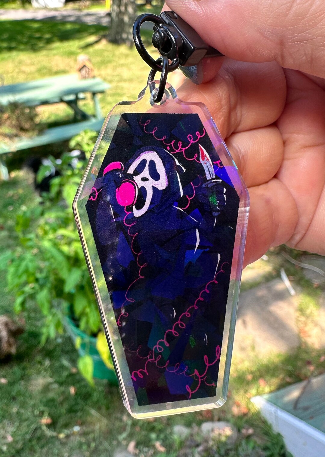 Scream Acrylic Charm - Etsy