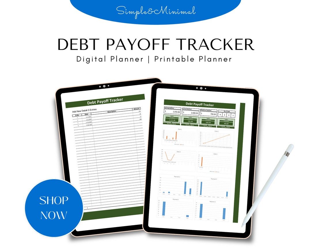 Debt Payoff Tracker From Impactchange | Debt Tracker | Entrepreneurial ...