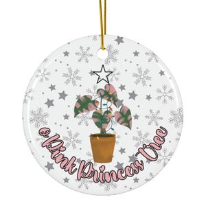O Pink Princess Tree Ornament, Houseplant Ornament, Plant Ornament ...