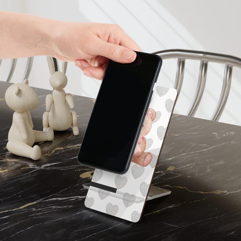 Coquette Phone Stand, Teddy Bear Decor, Coquette Cell, Phone Stand ...