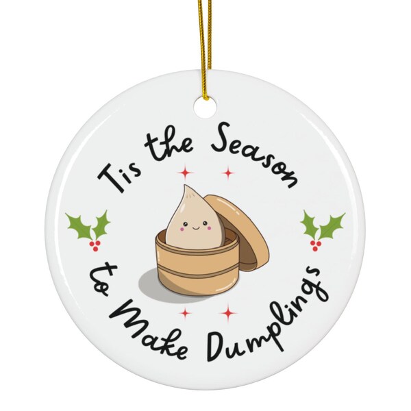Dumpling Ornament - Etsy