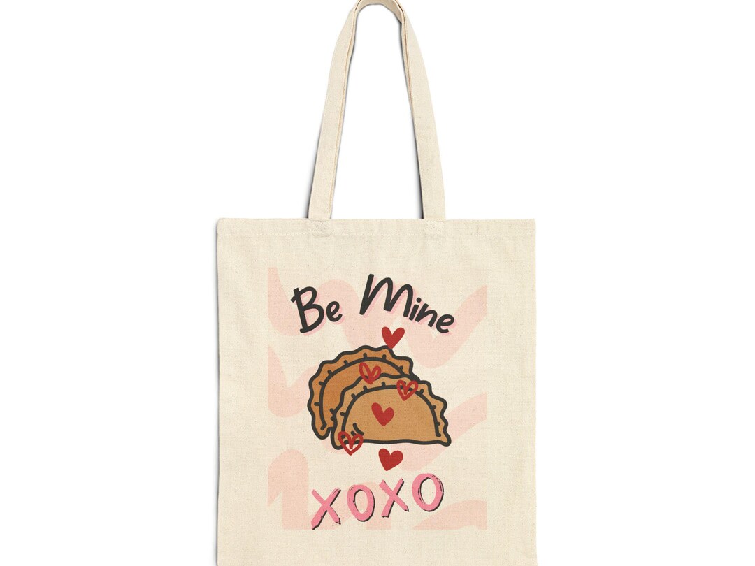 Be Mine Tote Bag, Pierogi Tote Bag, Valentine's Day Bag, Valentines ...