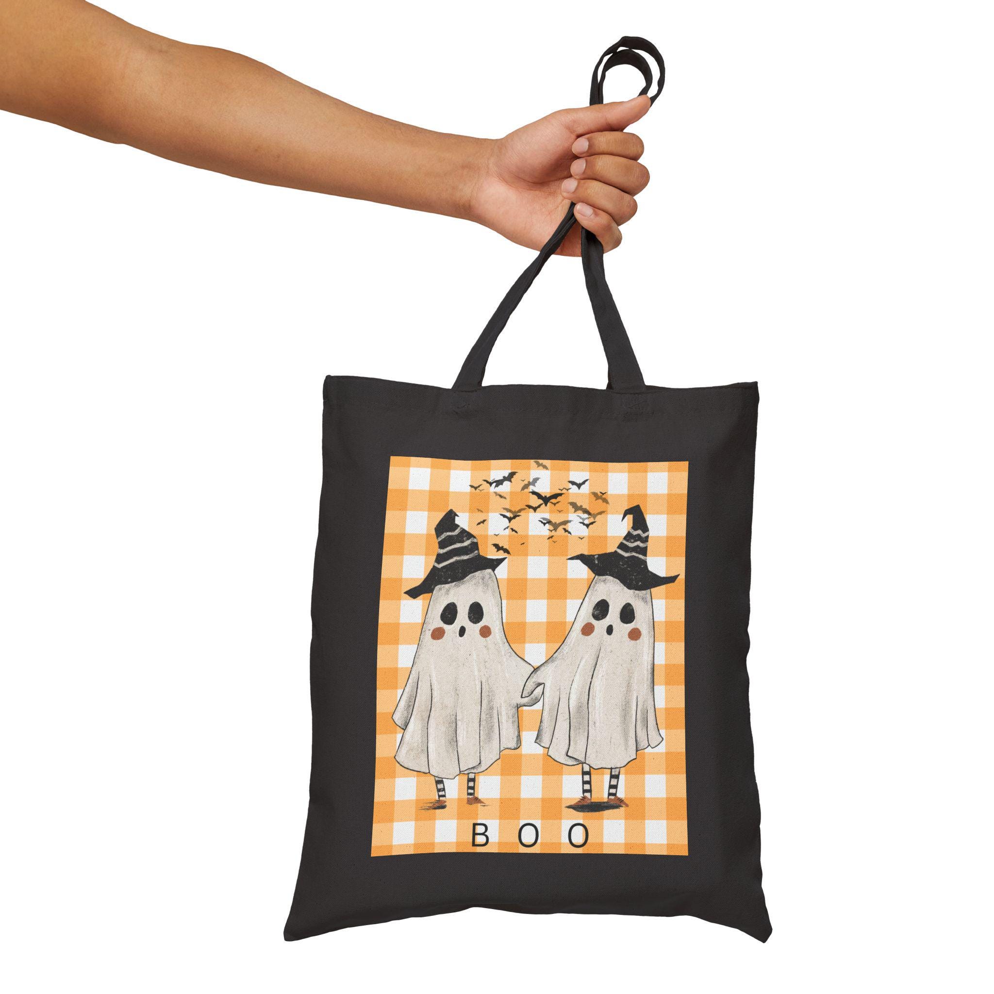 Ghost Tote Bag, Ghost Tote Bags, Ghost Bag, Halloween Tote Bag ...