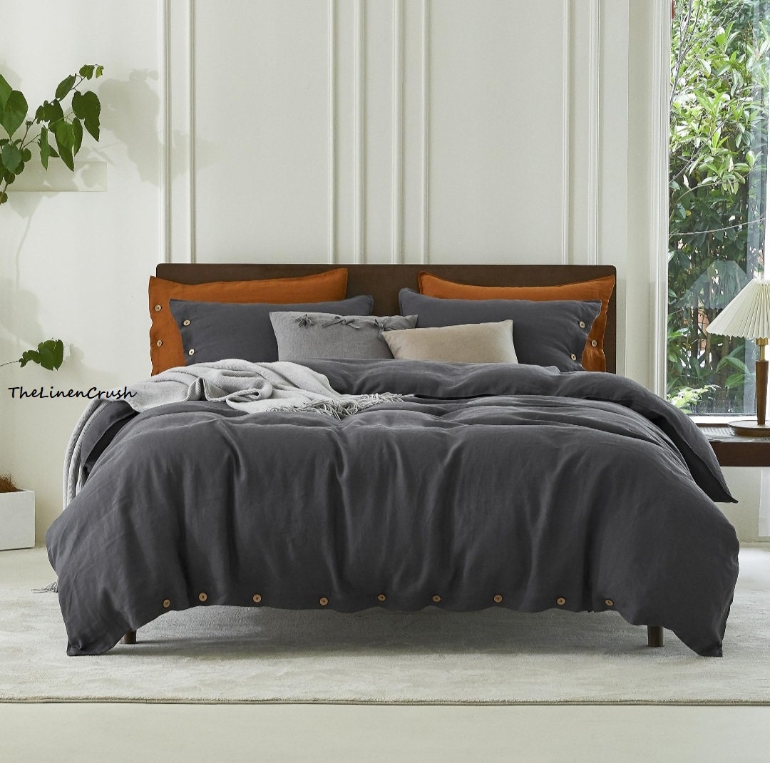 Linen Duvet Cover. Queen Size, King Size, Linen Bedding, Custom Linen ...