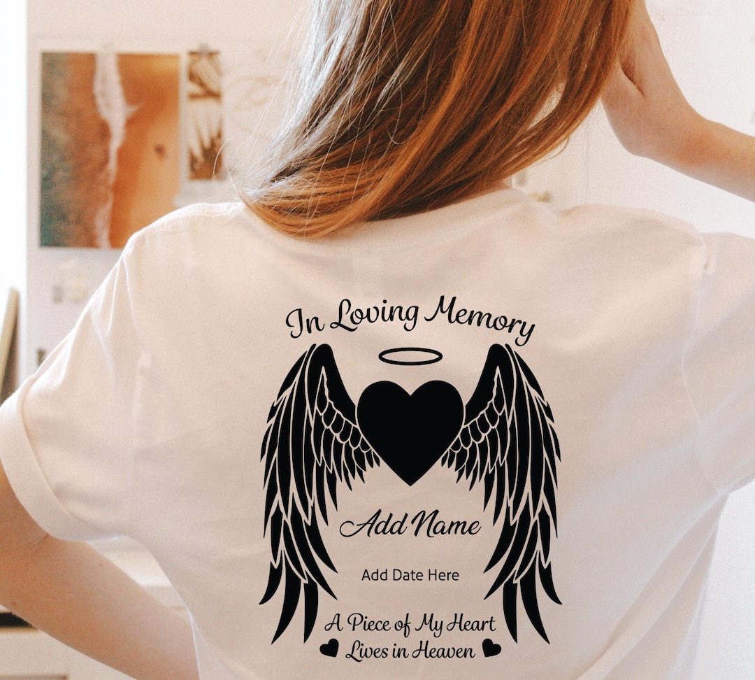 Custom Memorial Shirt | in Loving Memory Tee | Remembrance Shirt ...