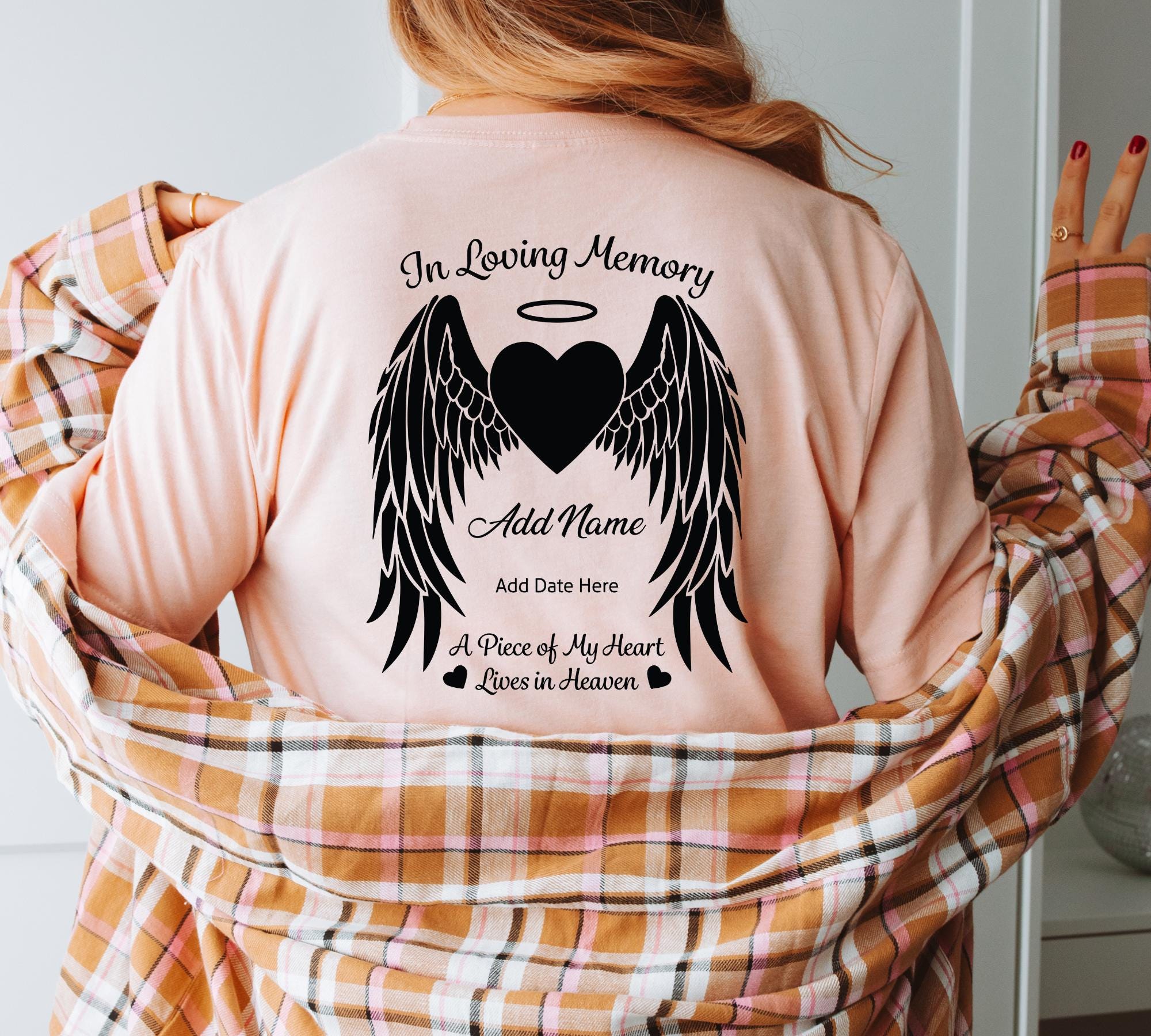Custom Memorial Shirt | in Loving Memory Tee | Remembrance Shirt ...