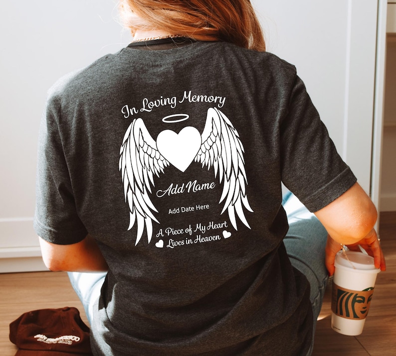 Custom Memorial Shirt | in Loving Memory Tee | Remembrance Shirt ...