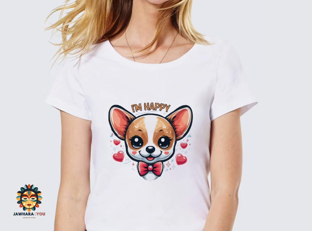 Dogs Lovers Png - Cute Chiwawa Png - Chiwawa Shirt Png - Happy Dogs Png ...