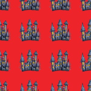 Halloween Digital Paper, Halloween Seamless Patterns, Ghost, Witch ...