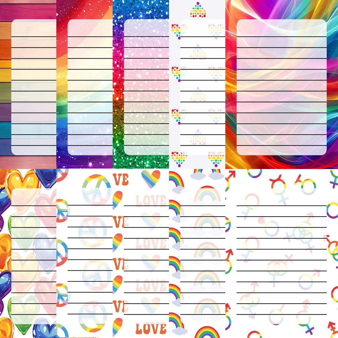 Lgbt, Lgbtq, Lgbt+, Lgbtq+, Lgbt Notebook Paper, Lgbtqai, Lgbtqai+ ...