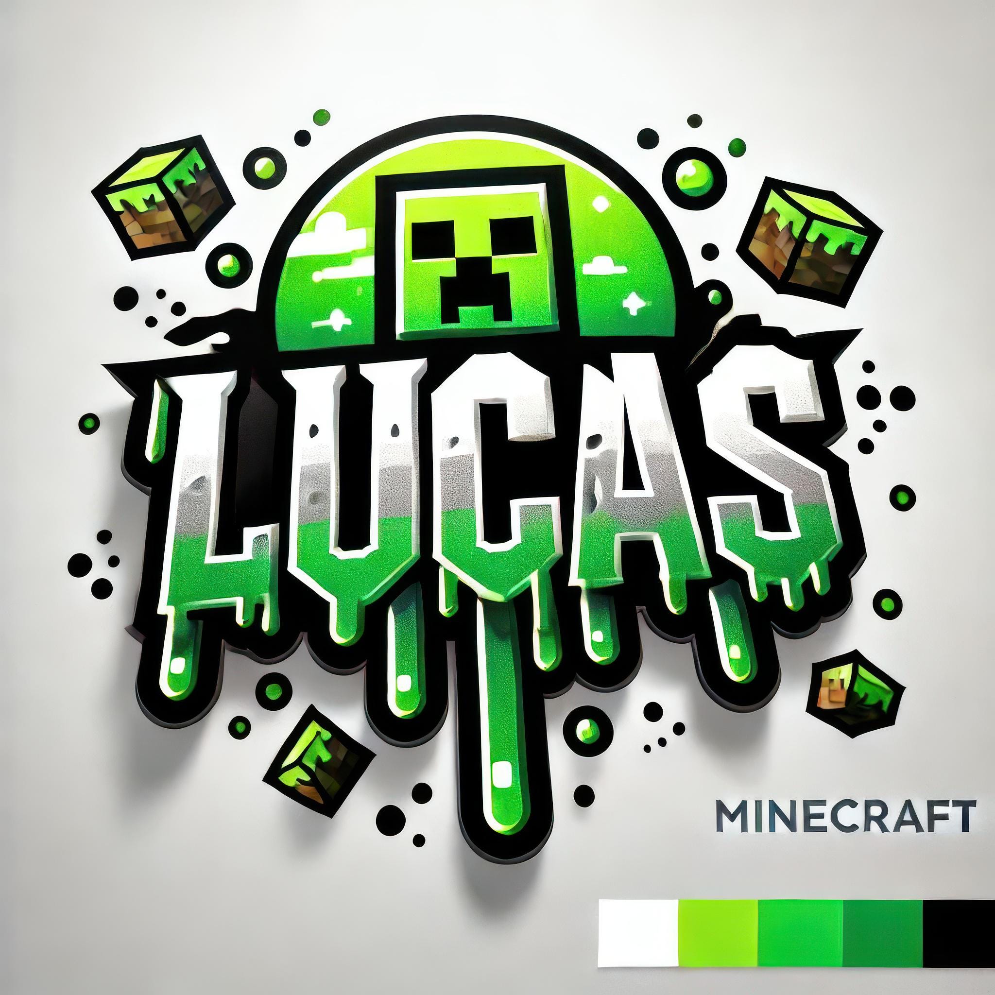 Nombre personalizado de Minecraft, texto personalizado de Minecraft ...