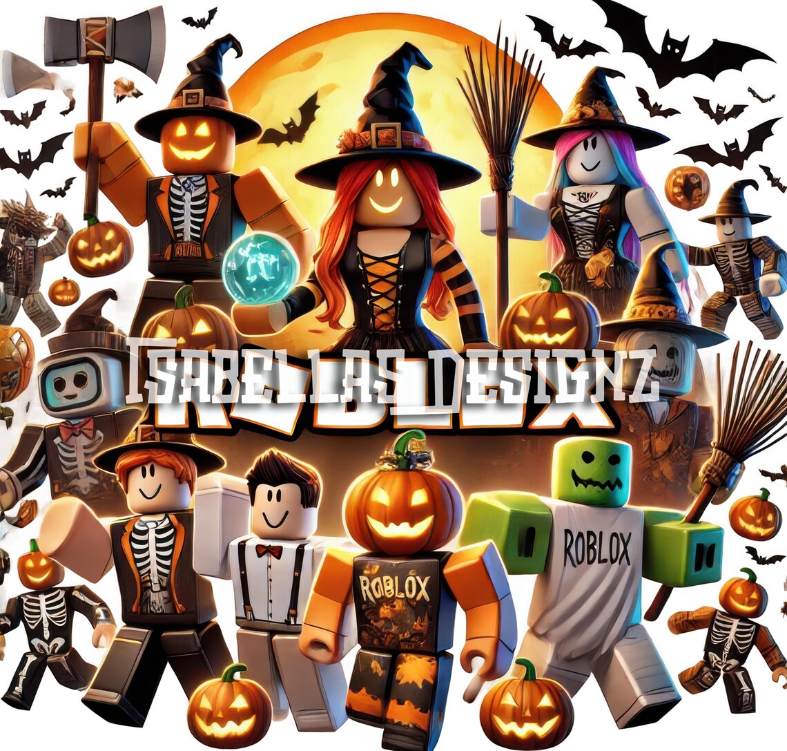 Roblox png, svg Roblox Mega Bundle Roblox imprime Roblox Halloween ...