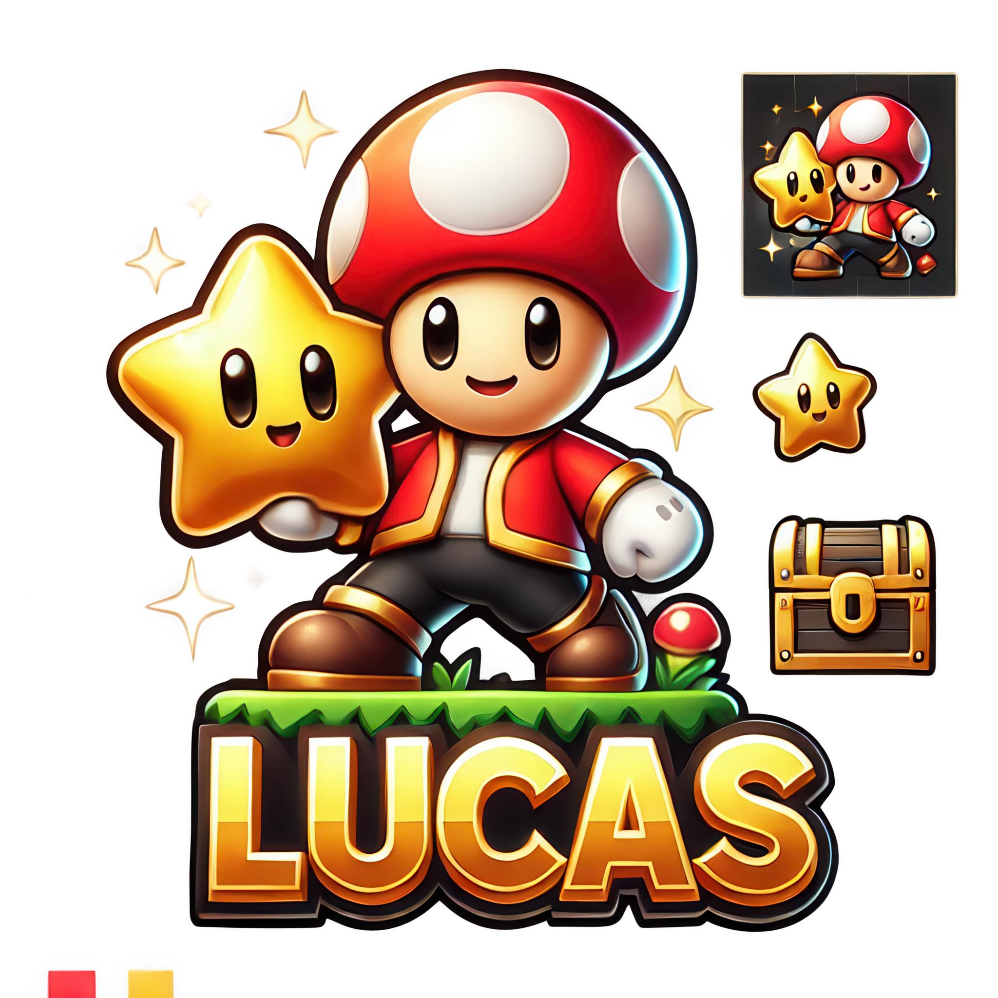 Personalized Mario Name, Custom Mario Text, Personalized Gaming Name ...