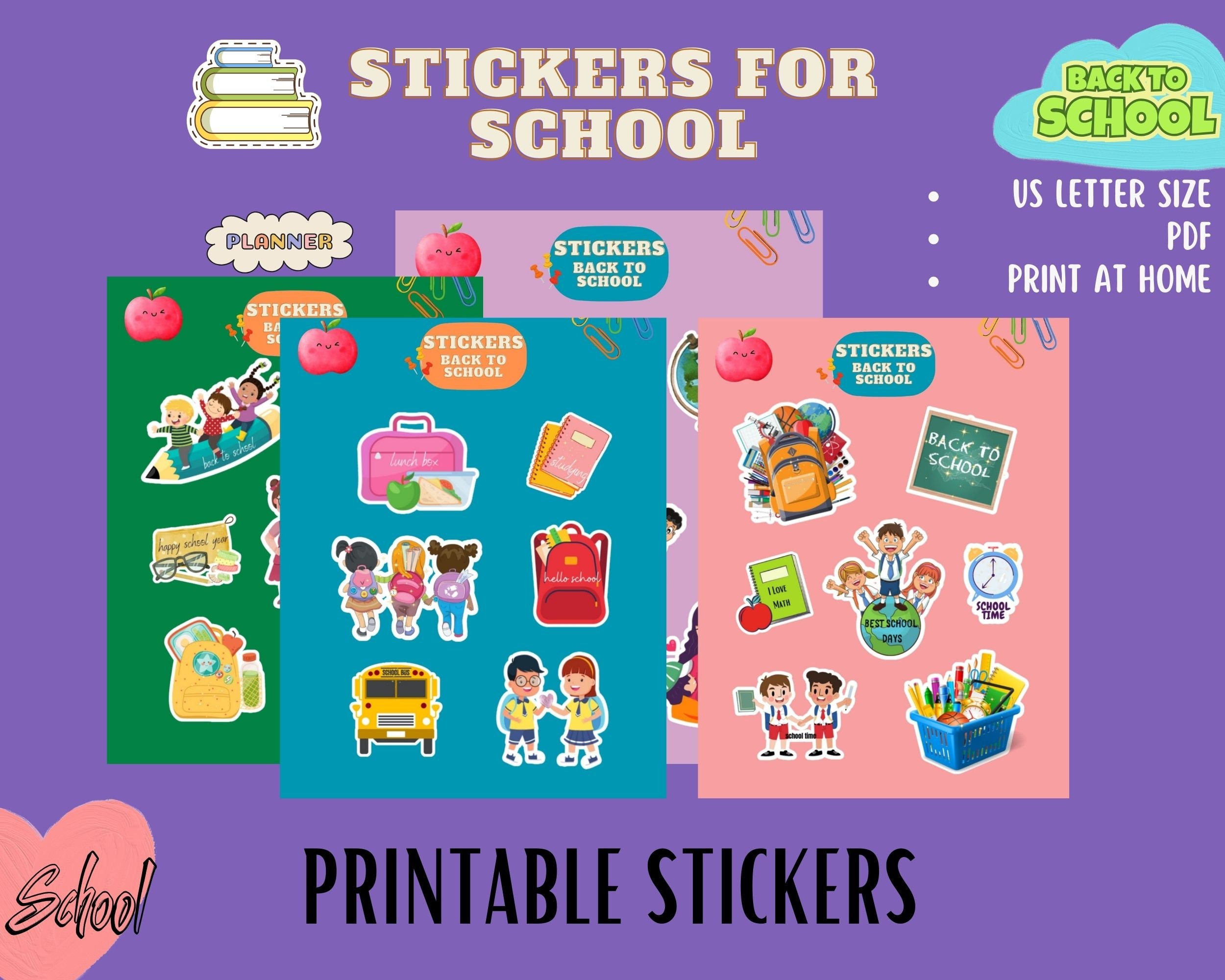 School Stickers , Digital Planner Stickers , Teacher Digital Planner ...