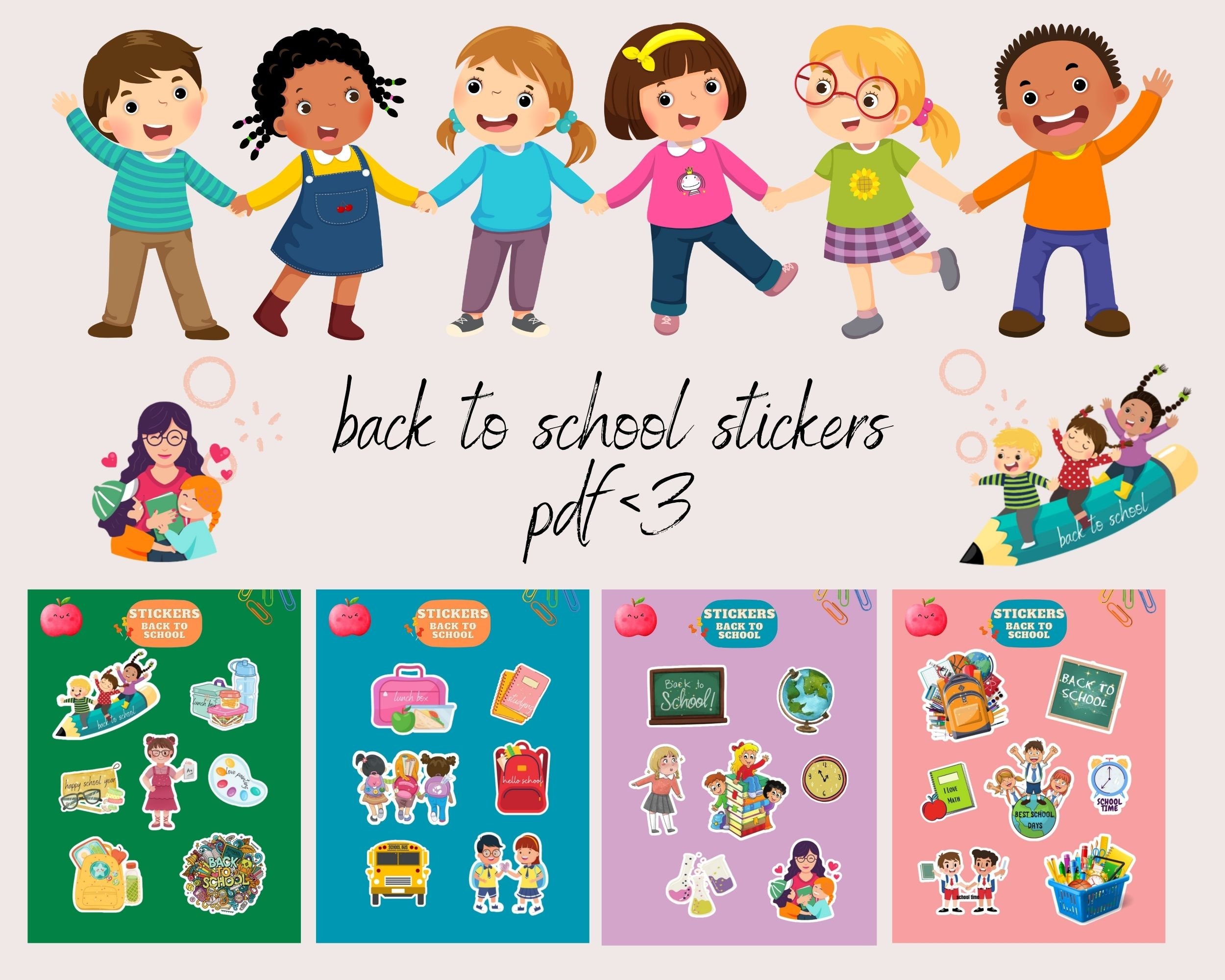 School Stickers , Digital Planner Stickers , Teacher Digital Planner ...
