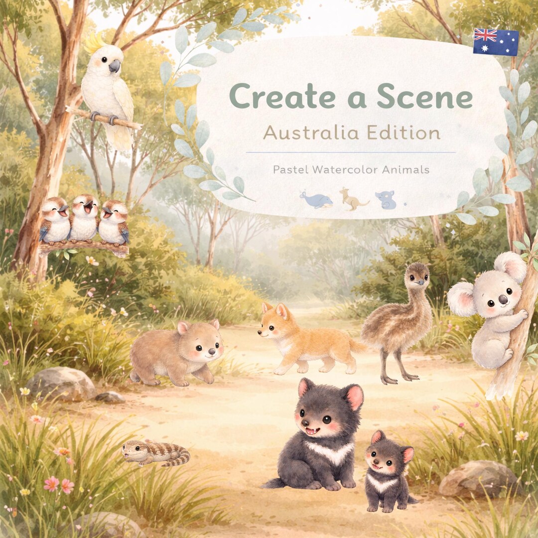 Create a Scene Australia Edition | Australian Animals Scene Creator ...